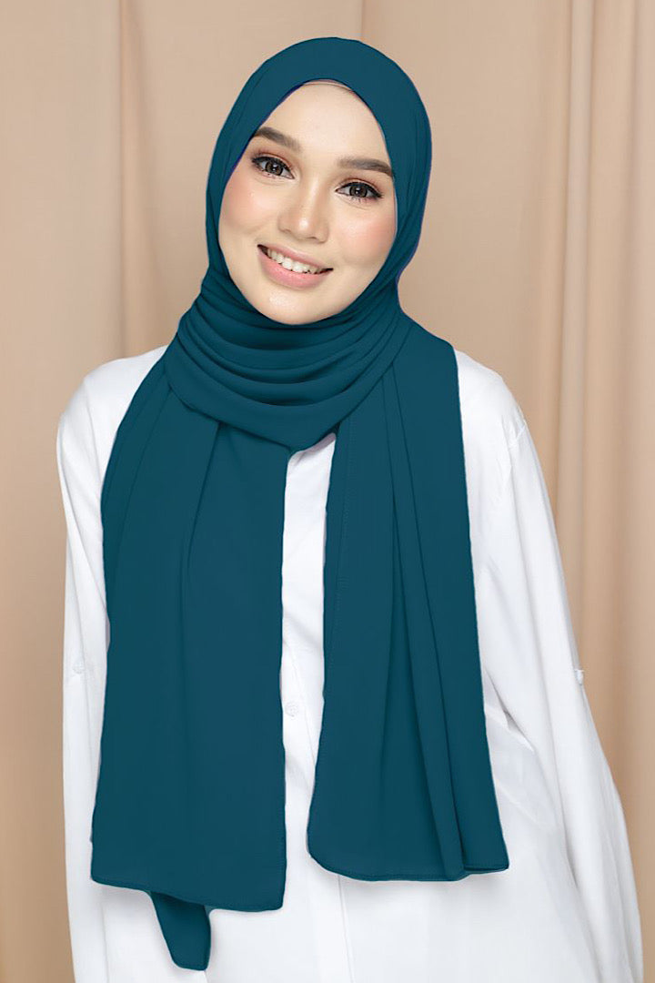 Flowy Shawl Forest – State of Hijab SG